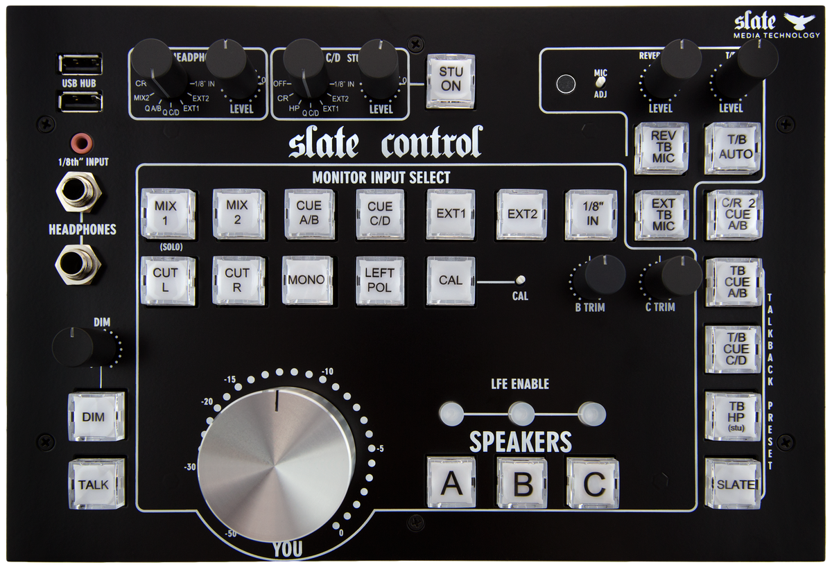 Slate Media Technology Slate Control Stereo – TOT ALL AUDIO